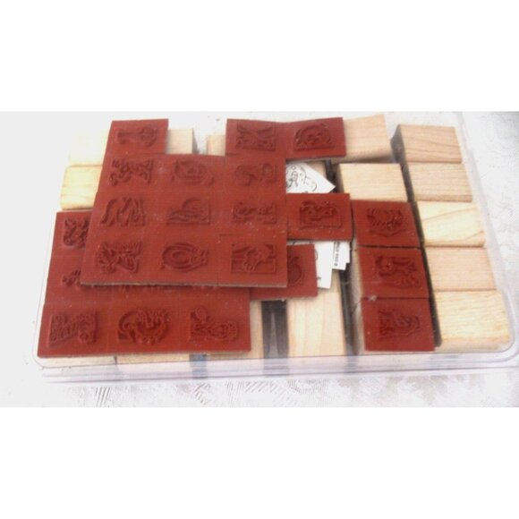 Stampin' Up! | Office | Stampin Up Animal Alphabet Letters Rubber ...